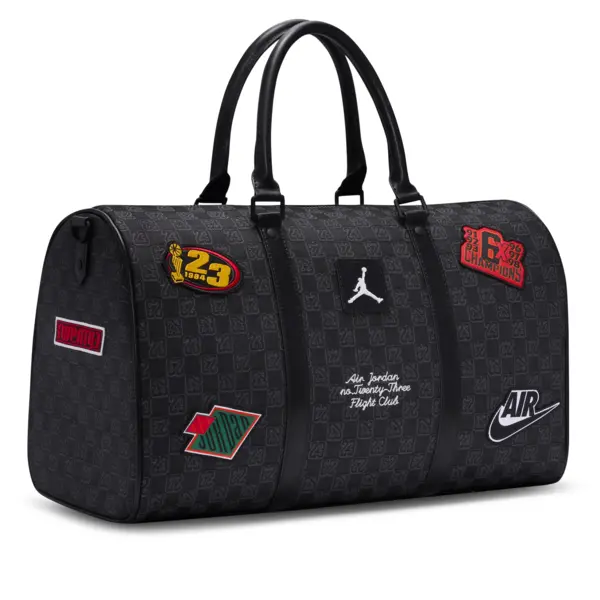 Jordan Monogram Duffle Bag - Black | Editorialist