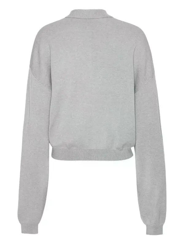 ROTATE BY BIRGER CHRISTENSEN Logo-patch Polo Sweater