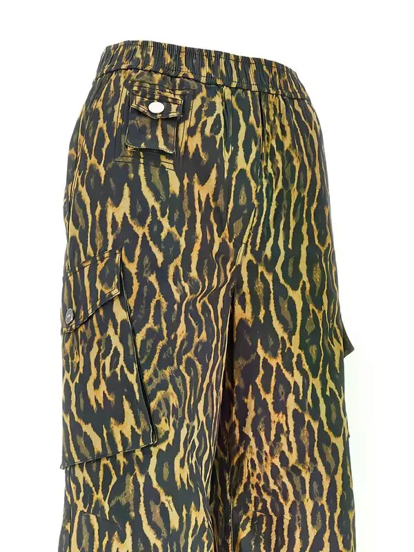 GANNI Leopard Print Trousers