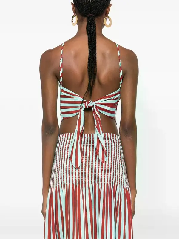 SIMONMILLER Tie-detailed Top - Red