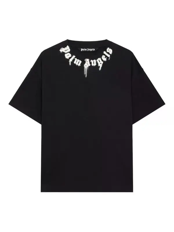 Palm Angels Spray Neck Logo T-shirt