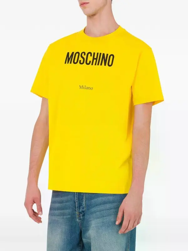 Moschino Logo-print T-shirt - Yellow