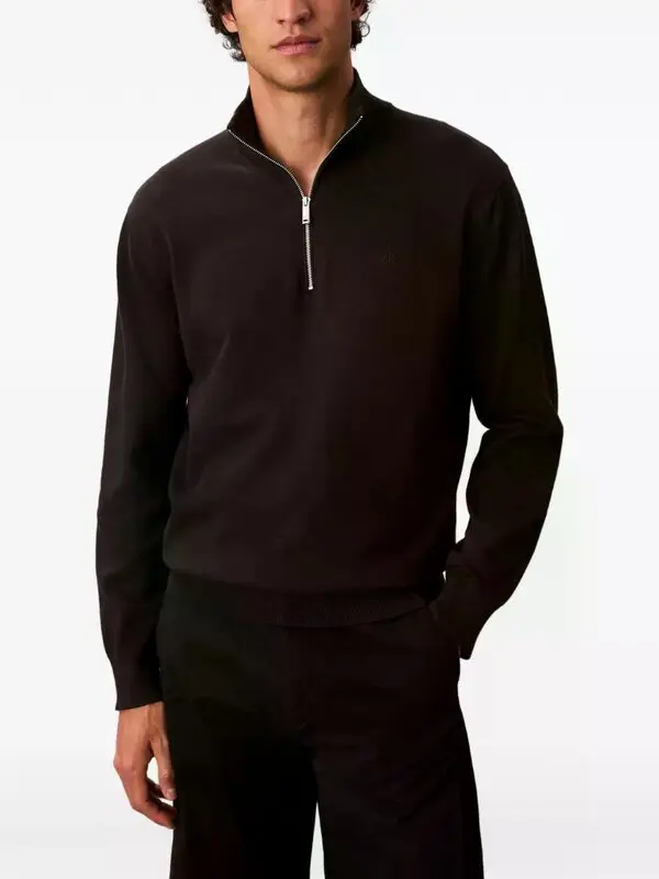 Calvin Klein Half-zip Sweater - Black