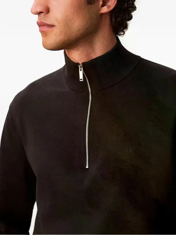 Calvin Klein Half-zip Sweater - Black