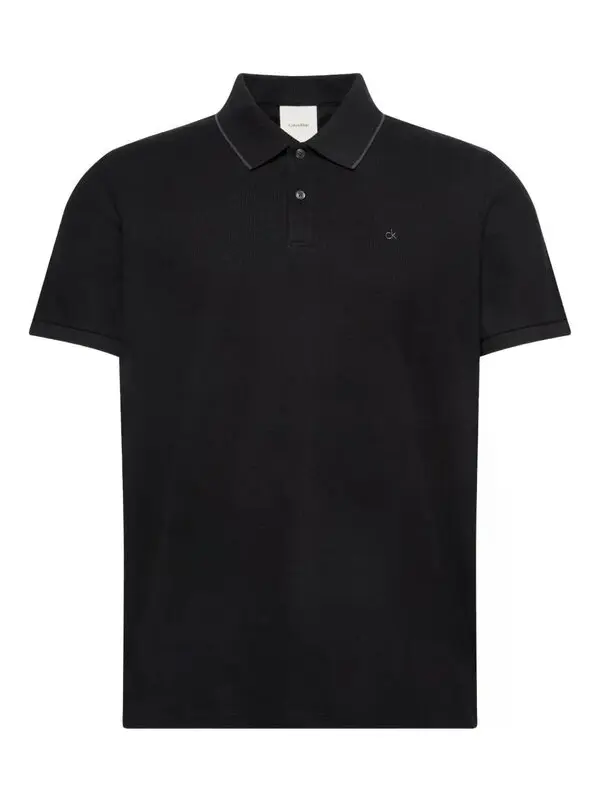 Calvin Klein Logo-embroidered Polo Shirt