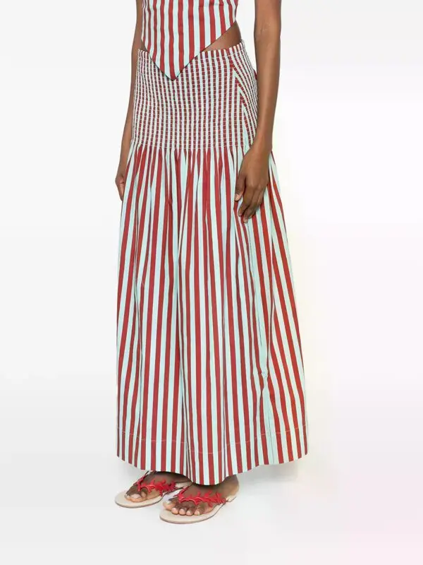 SIMONMILLER Striped Maxi Skirt
