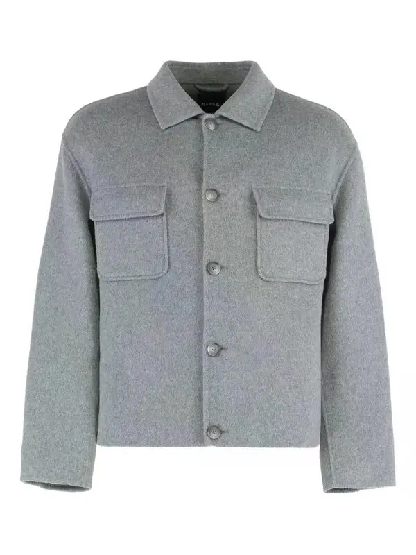 BOSS Caden Button Jacket - Grey