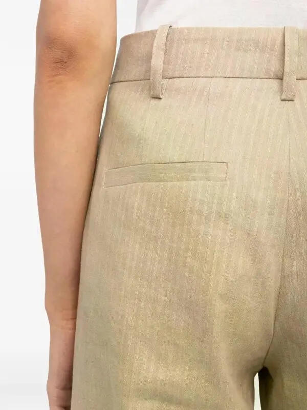 Zadig&Voltaire Pinstripe Wide Leg Trousers - Neutrals