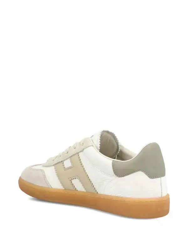 Hogan Panelled Logo Detail Sneakers - Neutrals