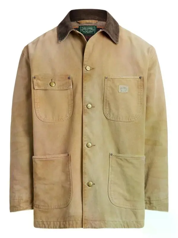 Polo Ralph Lauren Corduroy-collar Canvas Chore Jacket