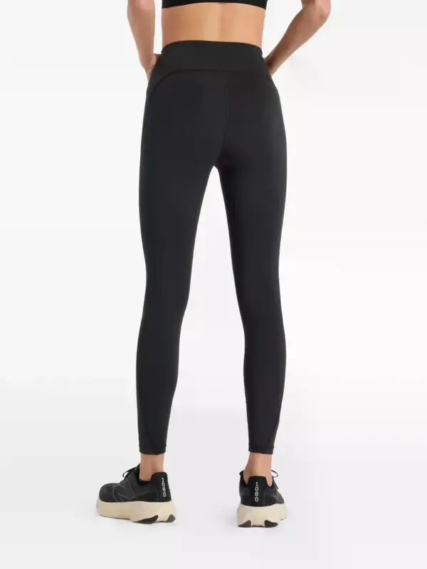 NEW BALANCE Logo-detail Leggings - Black