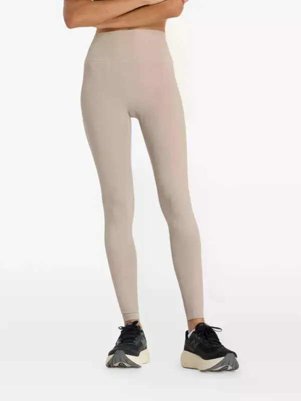 NEW BALANCE Ribbed-texture Legging