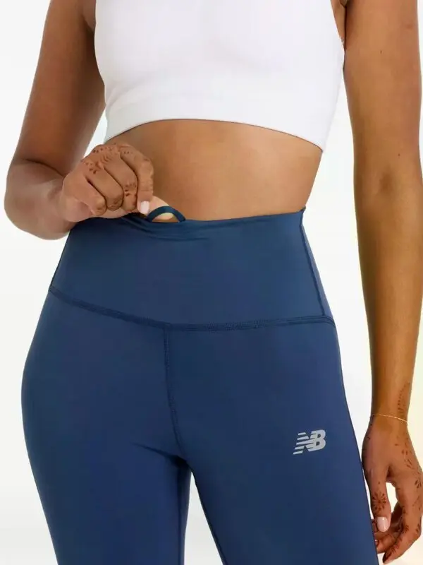 NEW BALANCE Logo-detail Leggings - Blue