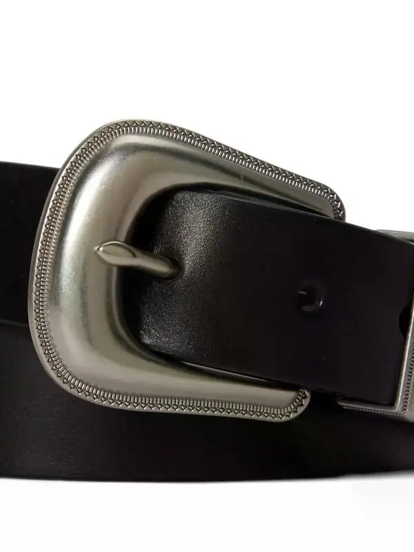 Polo Ralph Lauren Engraved Western Leather Belt