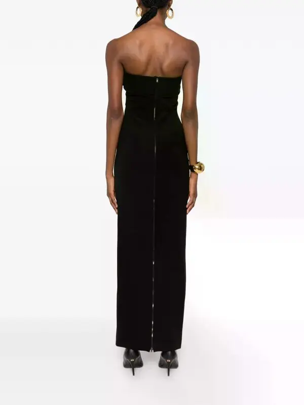 Balmain Strapless Maxi Dress