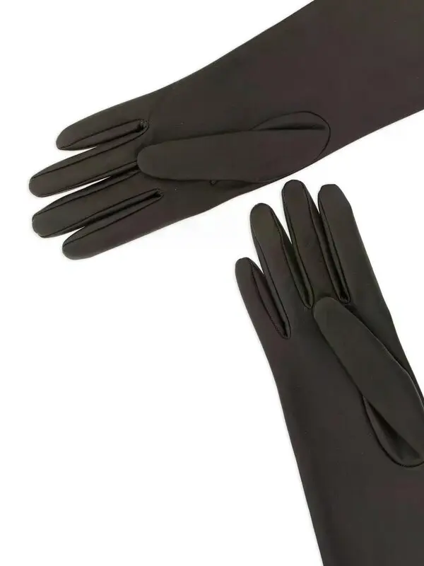 THE ROW Simon Lambskin Gloves - Brown