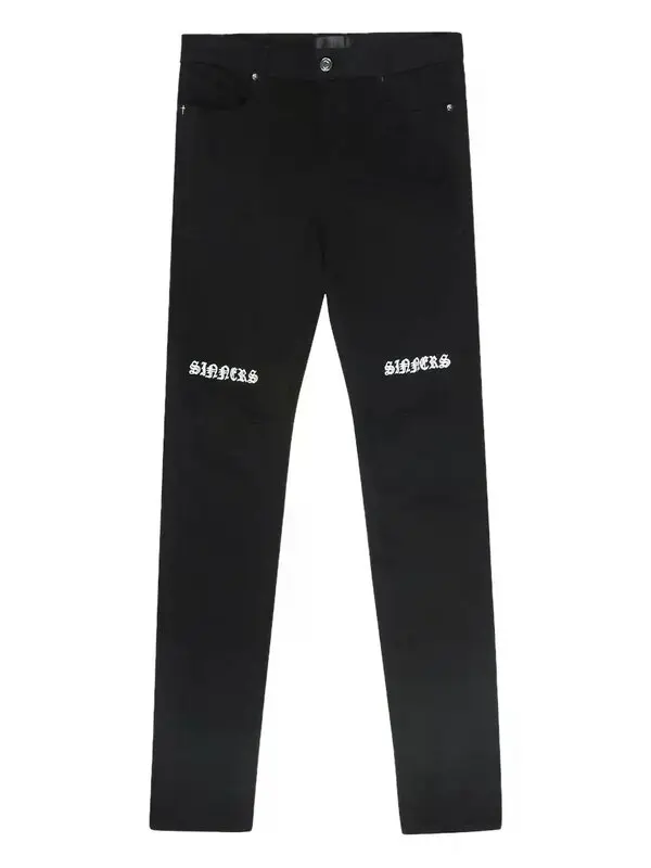 RtA Bryant Knee-embroidered Jeans