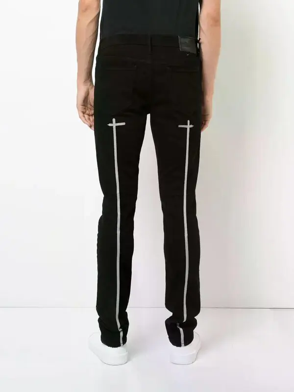 RtA Bryant Knee-embroidered Jeans