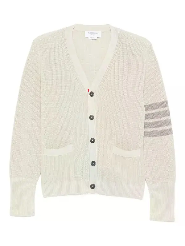 Thom Browne 4-bar Stripe Pockets Cardigan