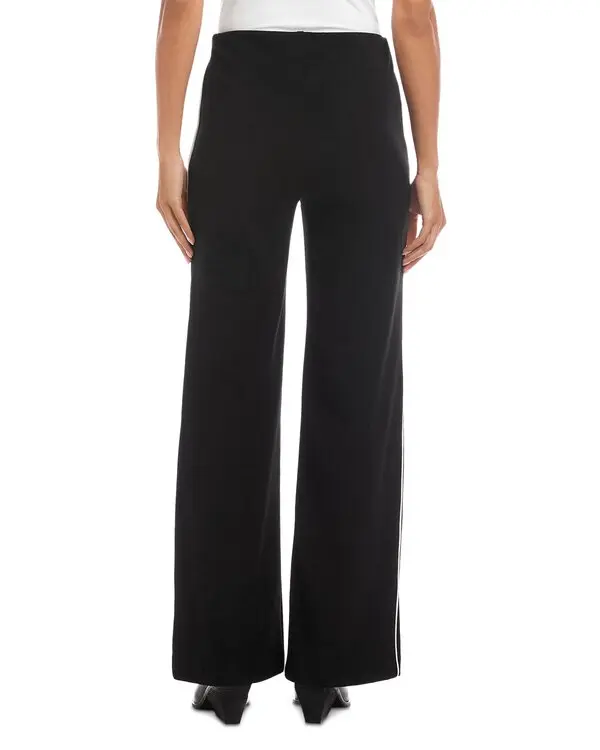 Karen Kane Contrast Piped Wide Leg Pants