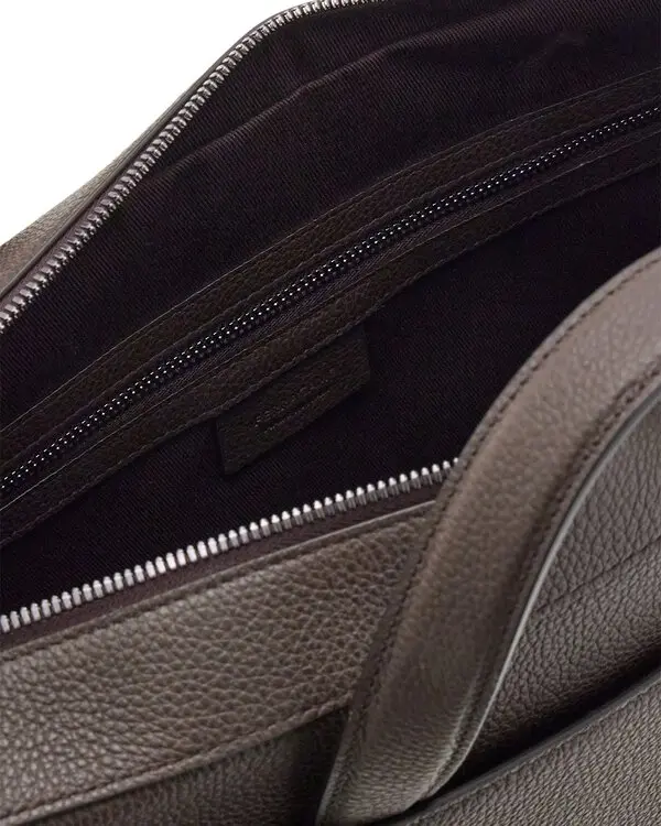 FERRAGAMO Leather Briefcase - T.moro