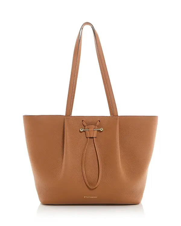 Strathberry Osette Leather Shopper Tote - Tan