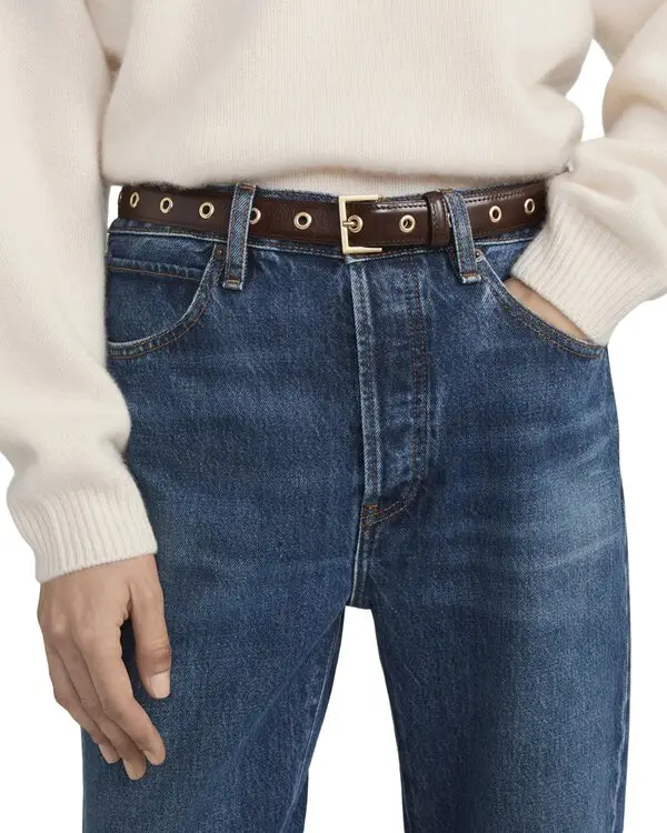 FRAME The Eyelet Leather Belt