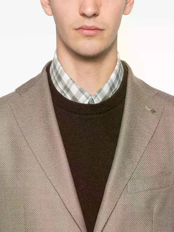 Tagliatore Textured Patch Pocket Jacket - Neutrals