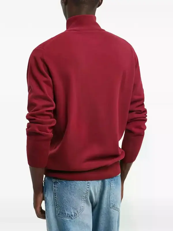 Gant Zip-fastening Sweater - Red