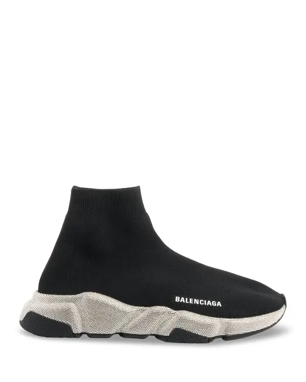 Balenciaga Speed Knit Rhinestone Sneakers