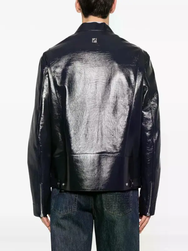 Fendi Leather Biker Jacket