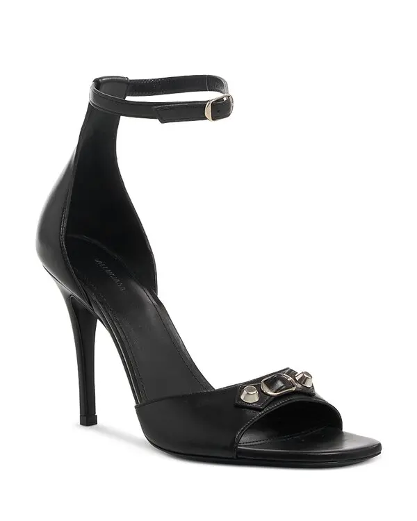 Balenciaga City Uptown Sandals - Black/silver