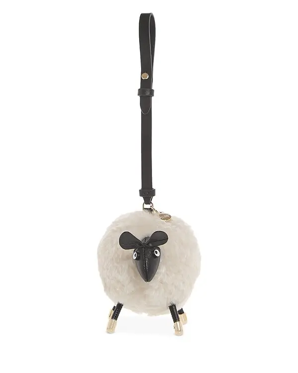 Kate Spade New York Faux Fur Sheep Bag Charm - Meringue