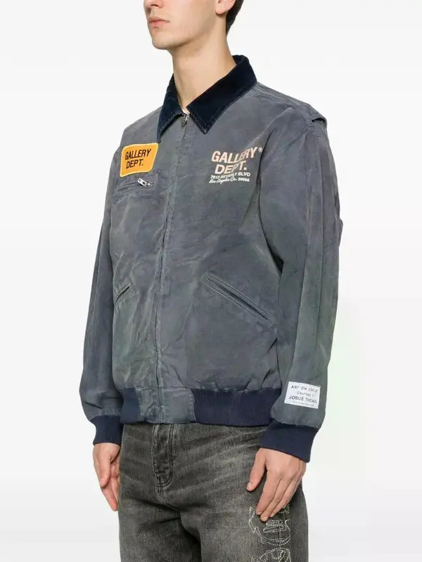 GALLERY DEPT. Corduroy-collar Denim Jacket