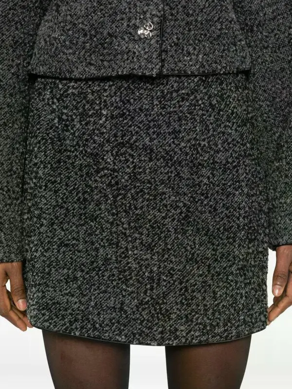 ROTATE BY BIRGER CHRISTENSEN Bouclé Mini Skirt