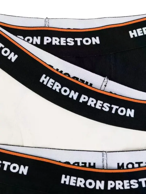 Heron Preston Three-pack Logo-waistband Boxers