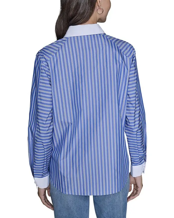 Karl Lagerfeld Paris Striped Button-down Shirt