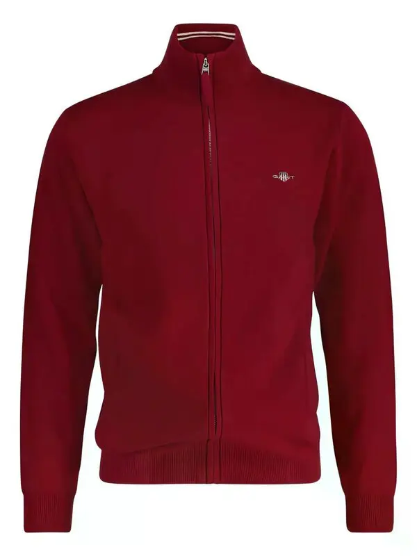 Gant Zip-fastening Wool Sweatshirt - Red