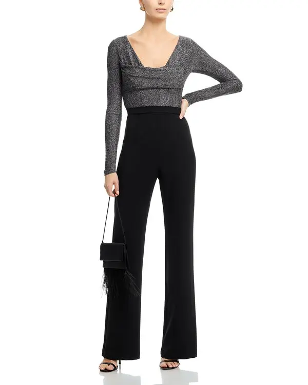 Black Halo Rafaela Color Block Jumpsuit