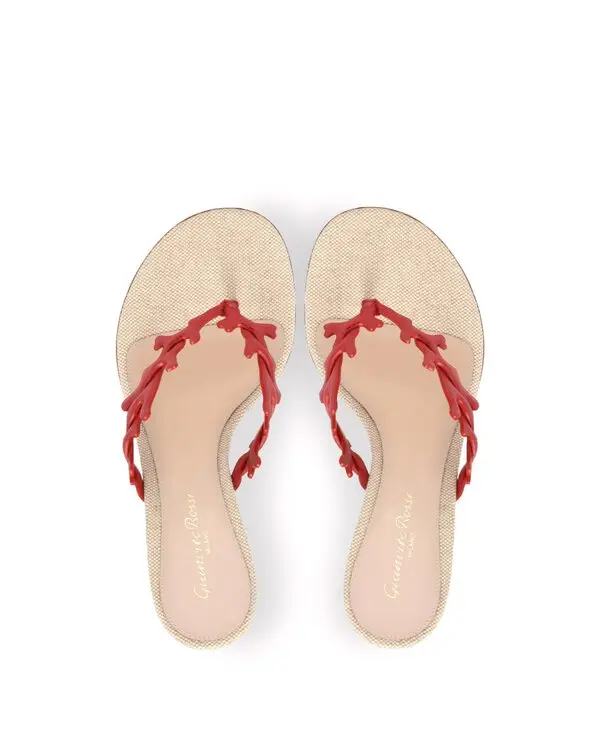 GIANVITO ROSSI Ocean Thong Sandals - White Nappa