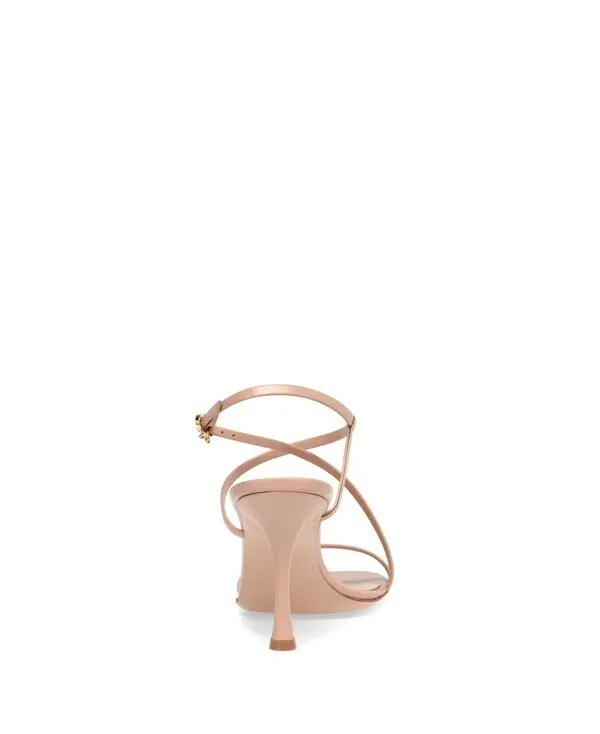 GIANVITO ROSSI Ascent Strappy Sandals - Pink Leather