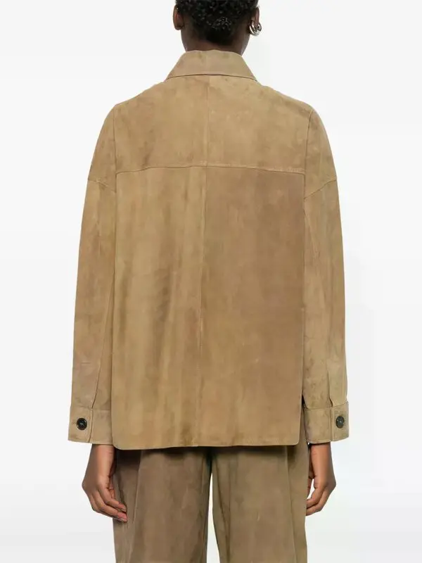 ARMA Kaylee Suede Jacket - Neutrals