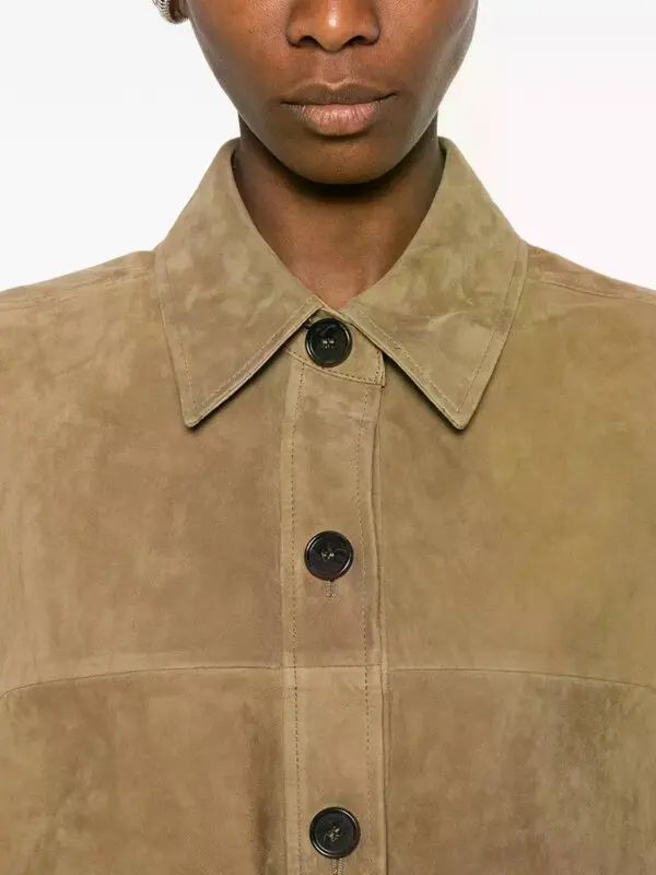 ARMA Kaylee Suede Jacket - Neutrals
