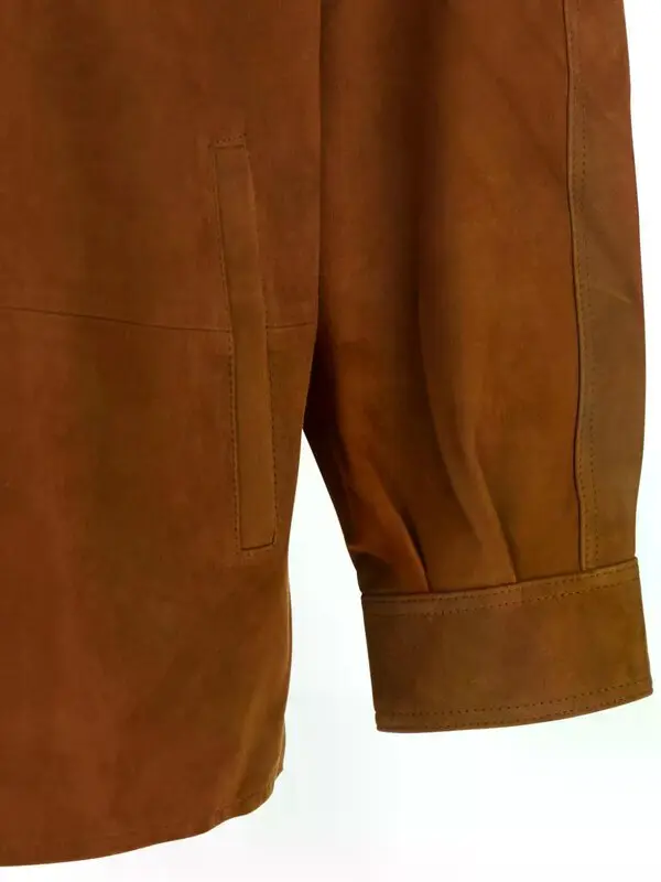 SUNFLOWER Buttoned Leather Shirt