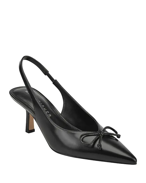 MARC FISHER LTD. Gretel Leather Slingback Pumps
