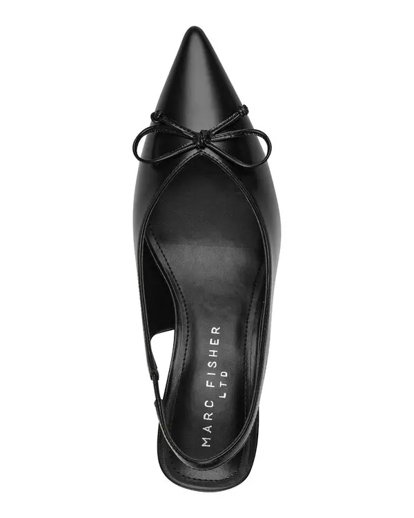 MARC FISHER LTD. Gretel Leather Slingback Pumps