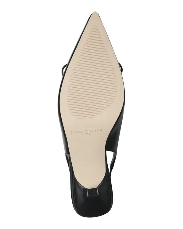 MARC FISHER LTD. Gretel Leather Slingback Pumps