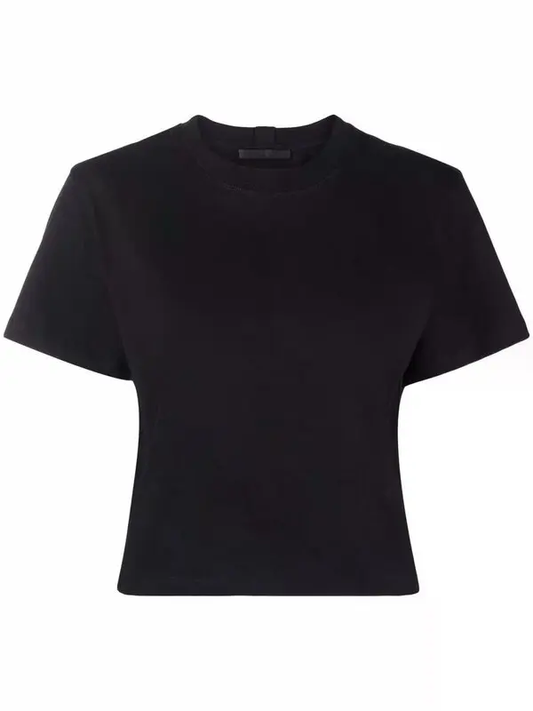 Helmut Lang Core Logo-print Cropped T-shirt