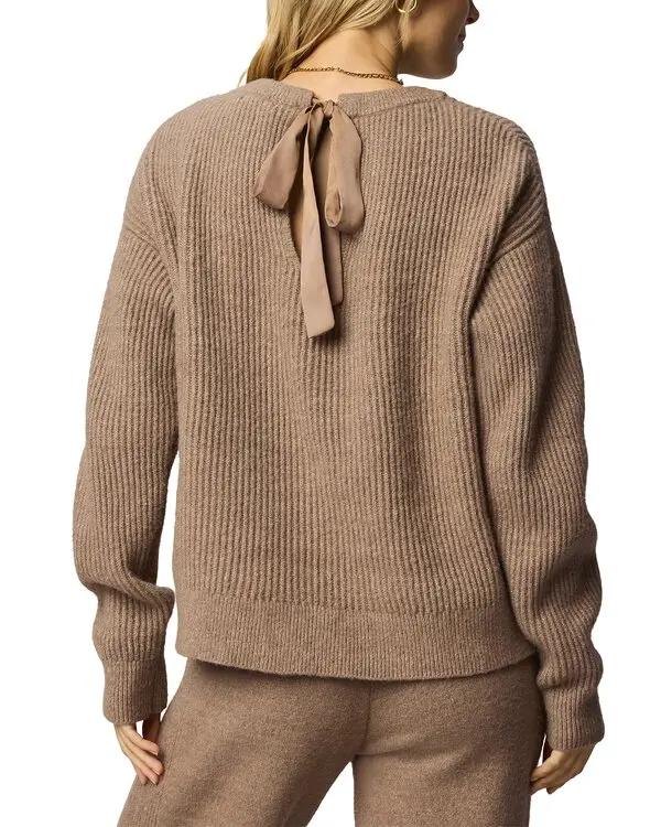 Splendid Satin Tie Sweater