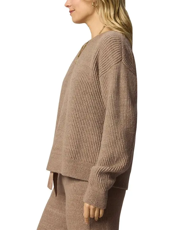 Splendid Satin Tie Sweater